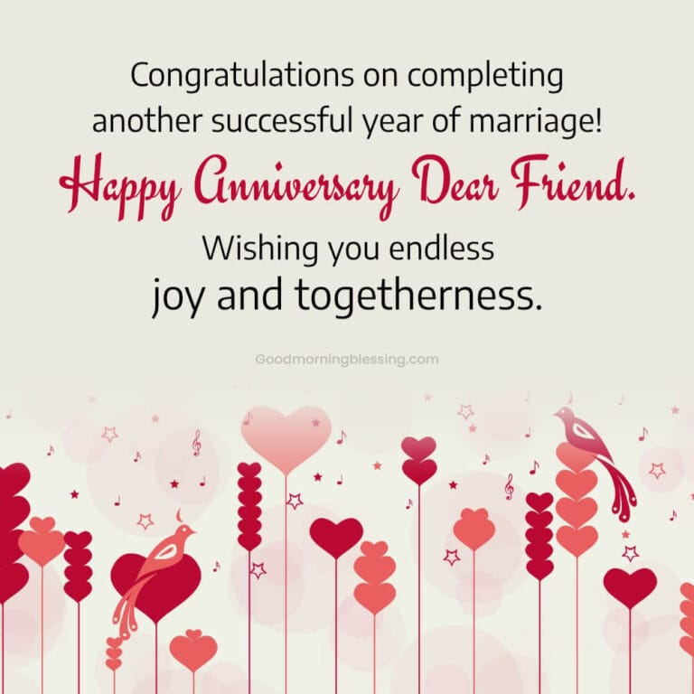 120+ Happy Anniversary Wishes for A Friend - goodmorningblessing.com ...