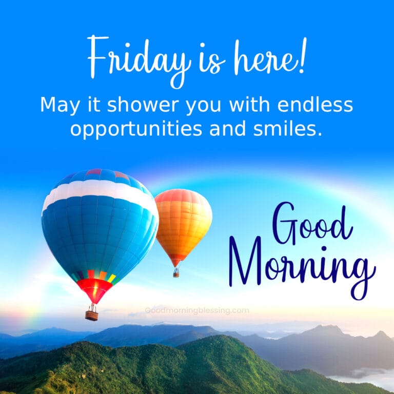 125+ Good Morning Friday blessing Images and messages for 2025 ...