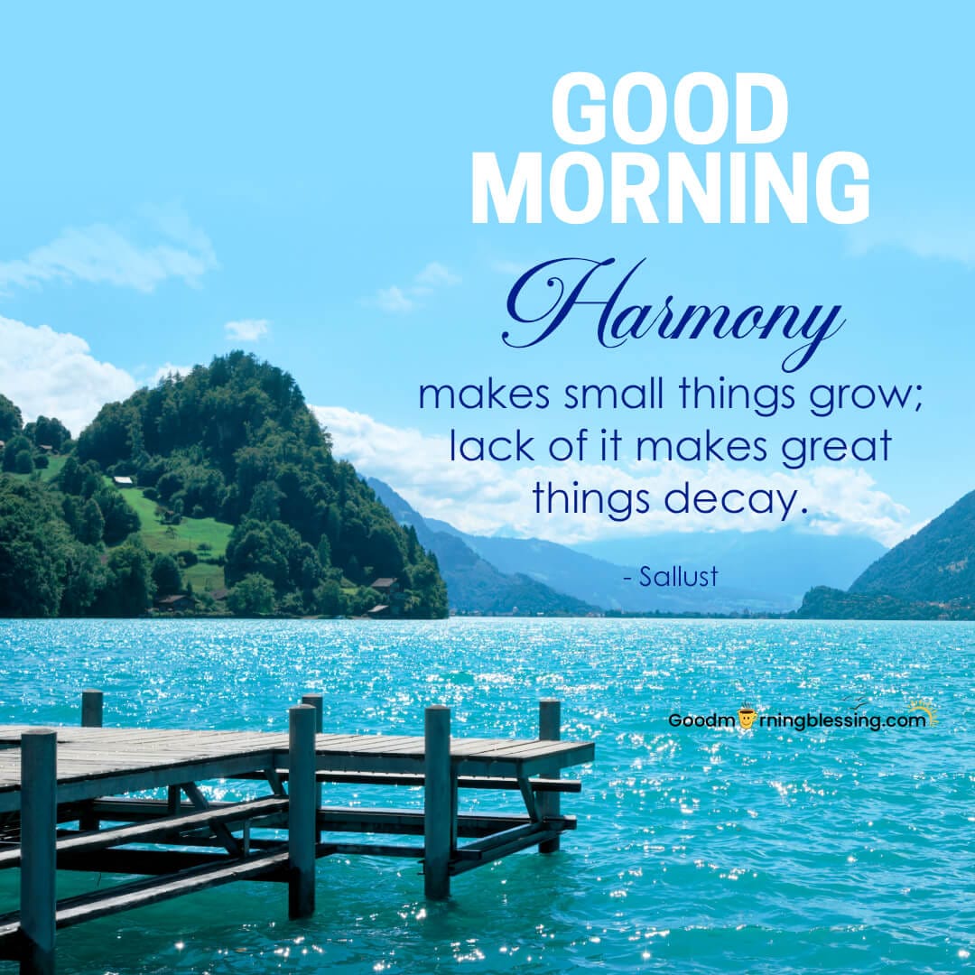 65+ Good Morning Harmony Quotes for positivity in life ...